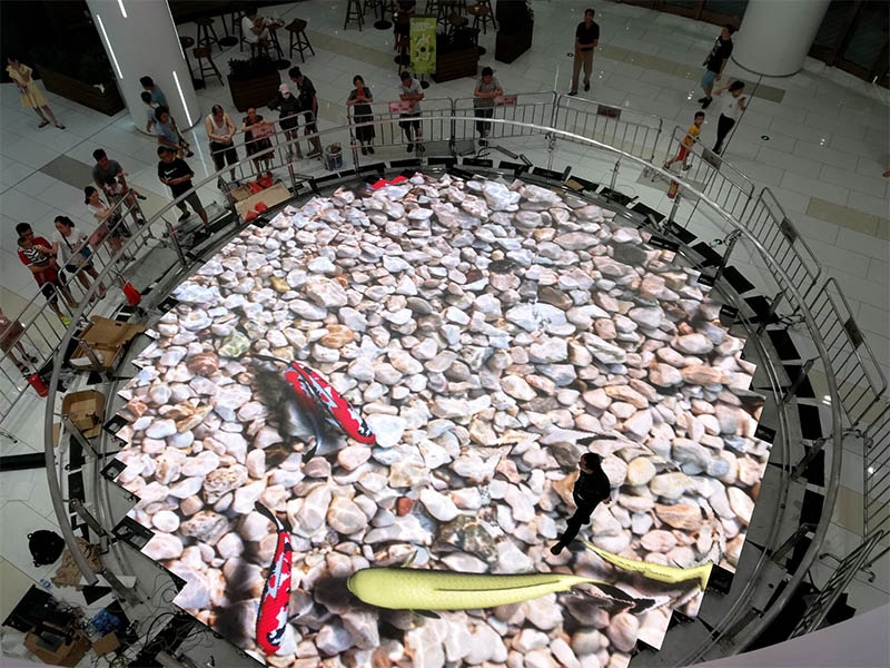 Principle and design scheme of full-color LED human body interactive ...